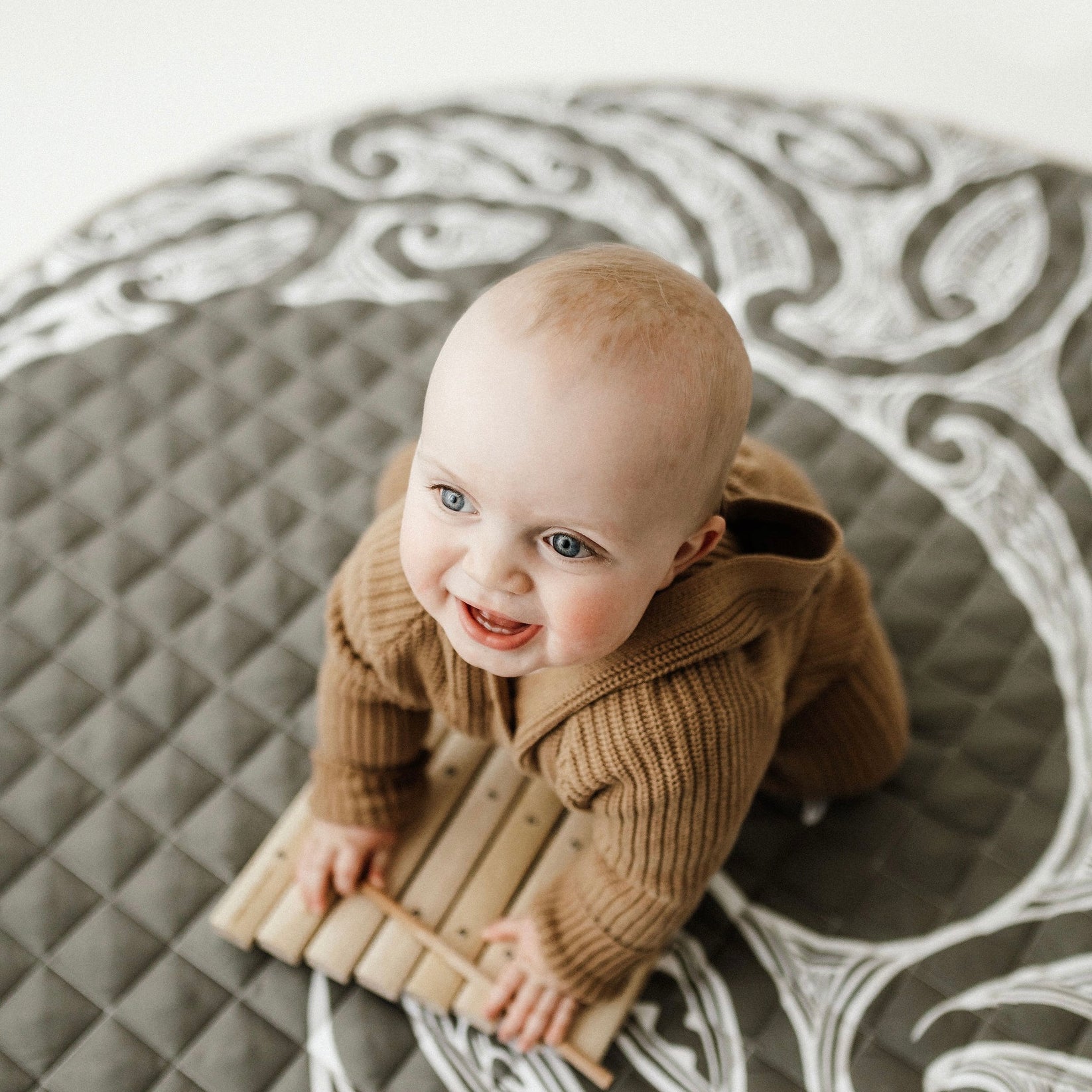 Māori Inspired Playmat (Olive) | BO & KO Baby – BO & KO BABY
