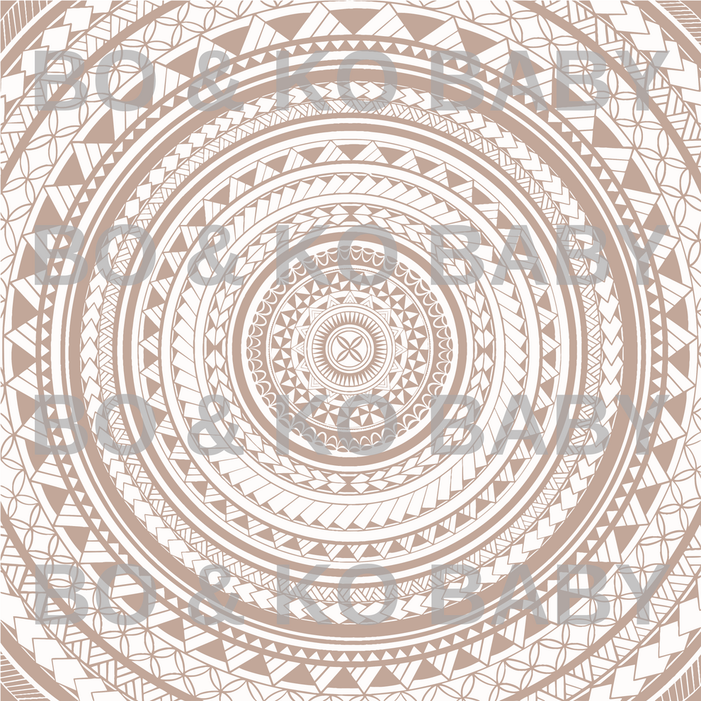 Pacific Island Pepe Wrap (Mocha) | BO & KO Baby – BO & KO BABY